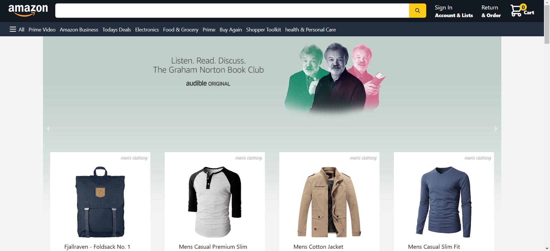 GitHub - pancholiraj27/amazon-clone